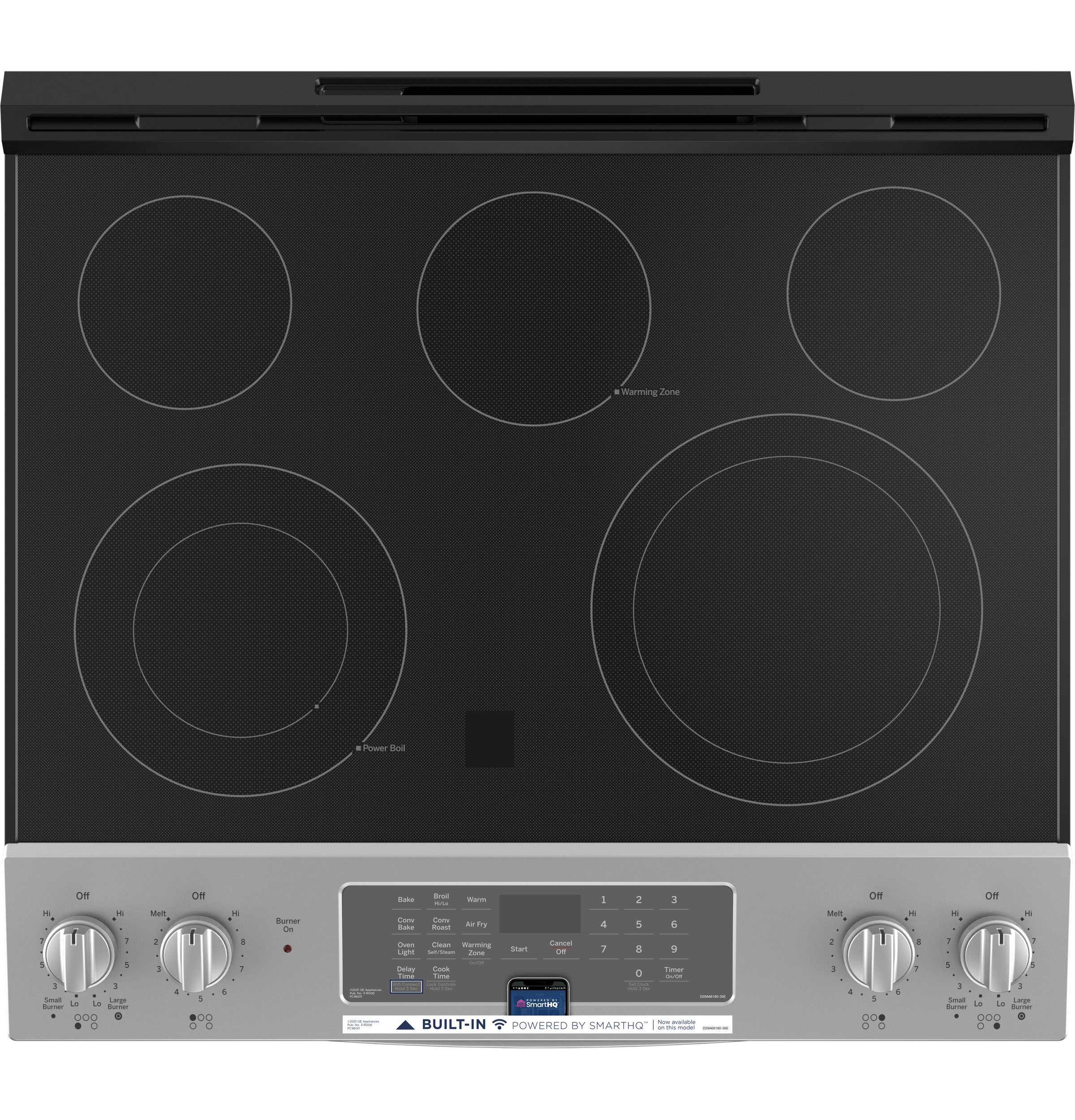 GE - JS760SPSS - GE® 30" Slide-In Electric Convection Range with No ...
