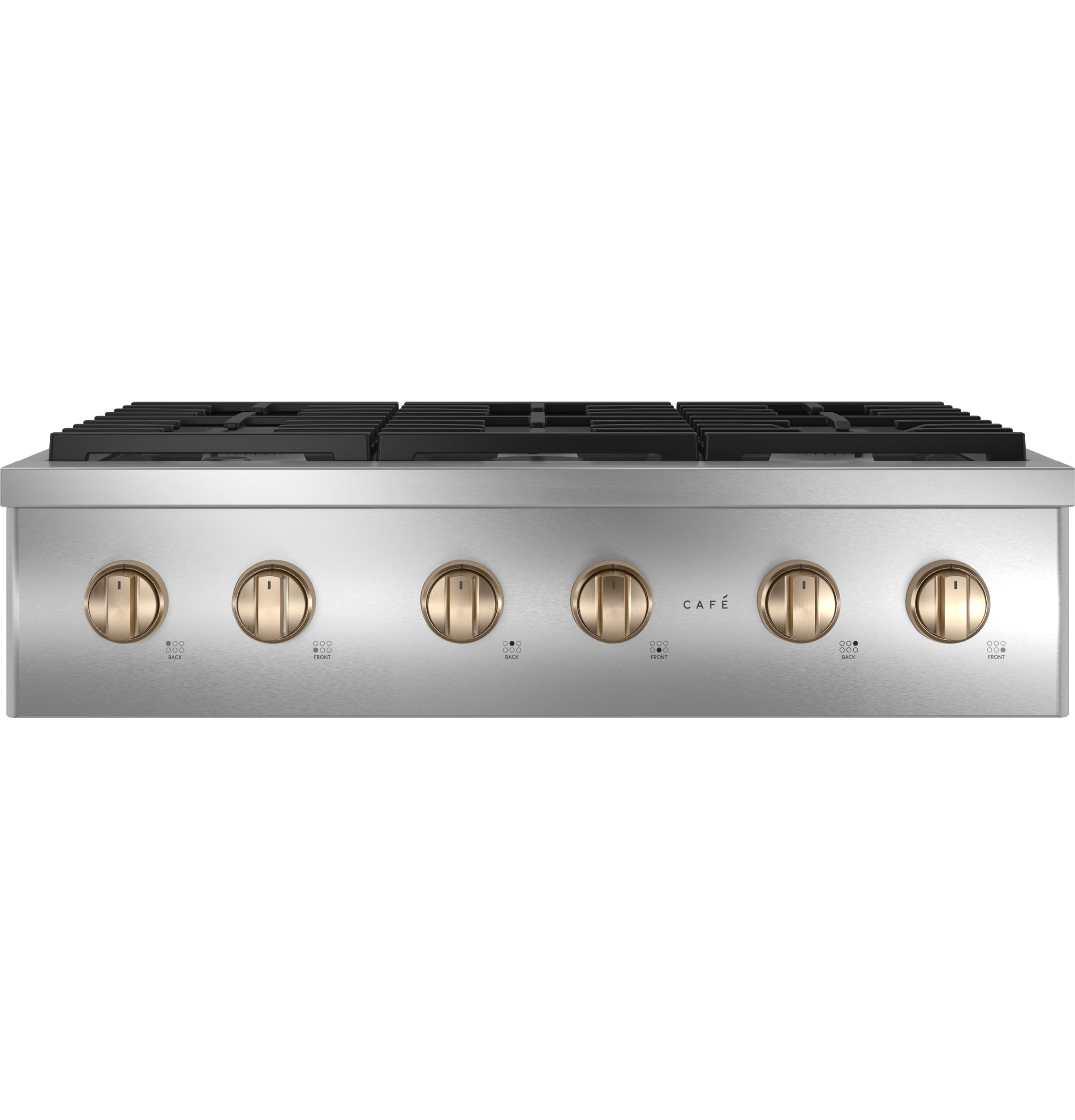 Cafe - CGU366P2TS1 - Café™ 36" Commercial-Style Gas Rangetop with 6 ...