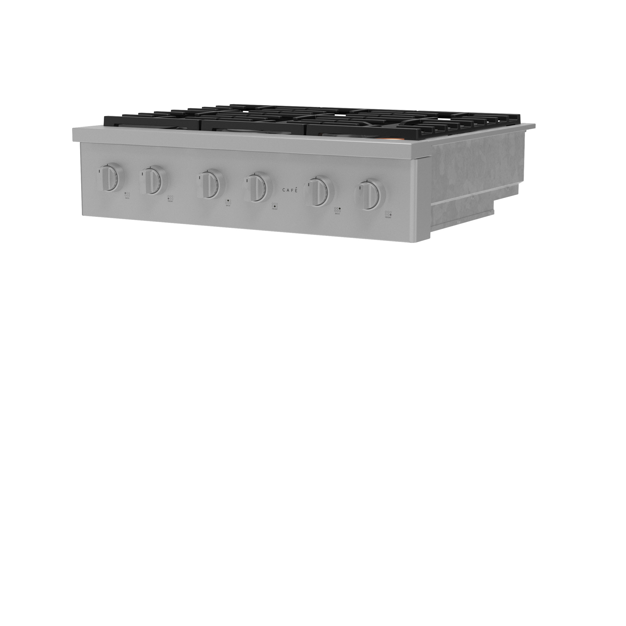 Cafe - CGU366P2TS1 - Café™ 36" Commercial-Style Gas Rangetop with 6 ...