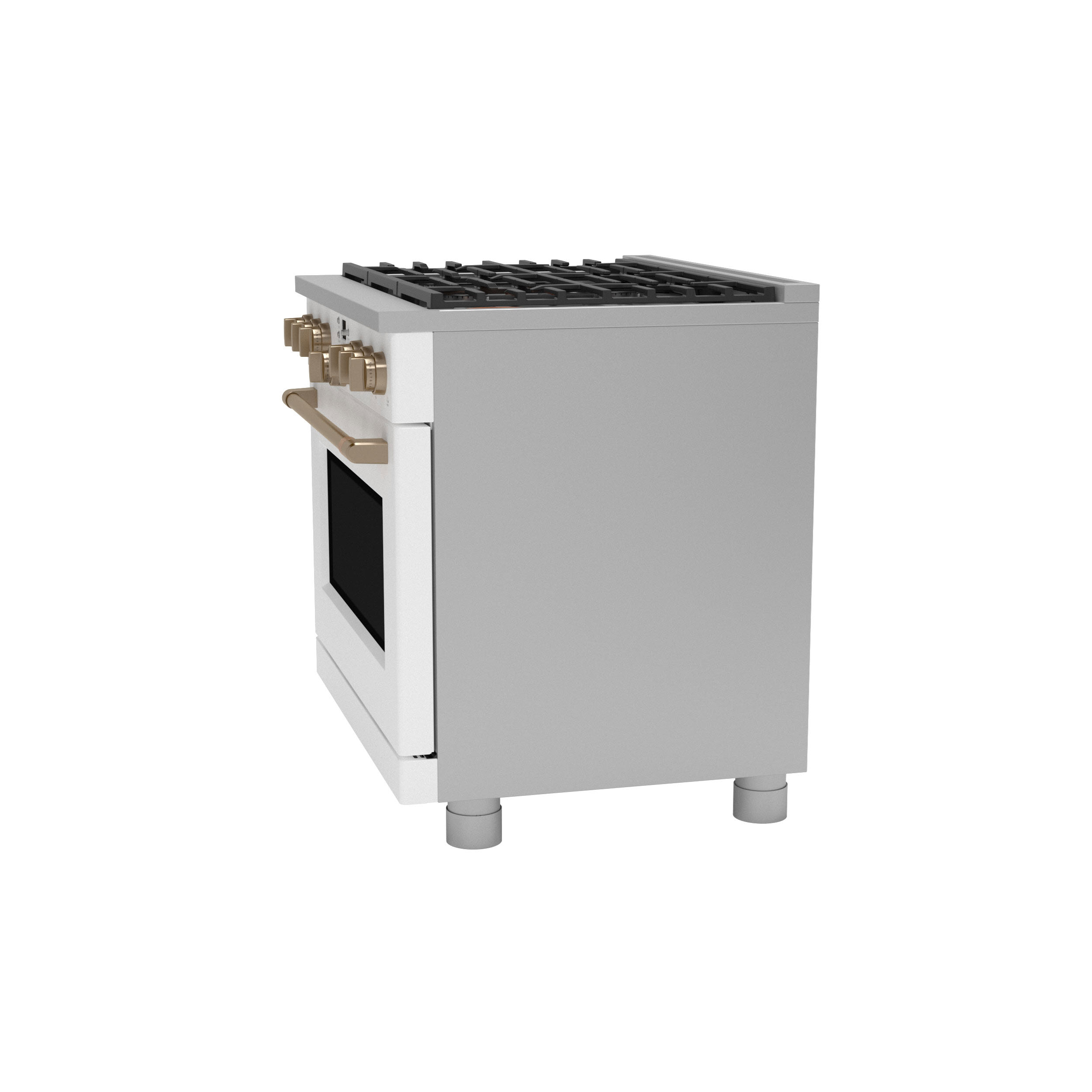 Cafe - CGY366P4TW2 - Café™ 36" Smart All-Gas Commercial-Style Range ...