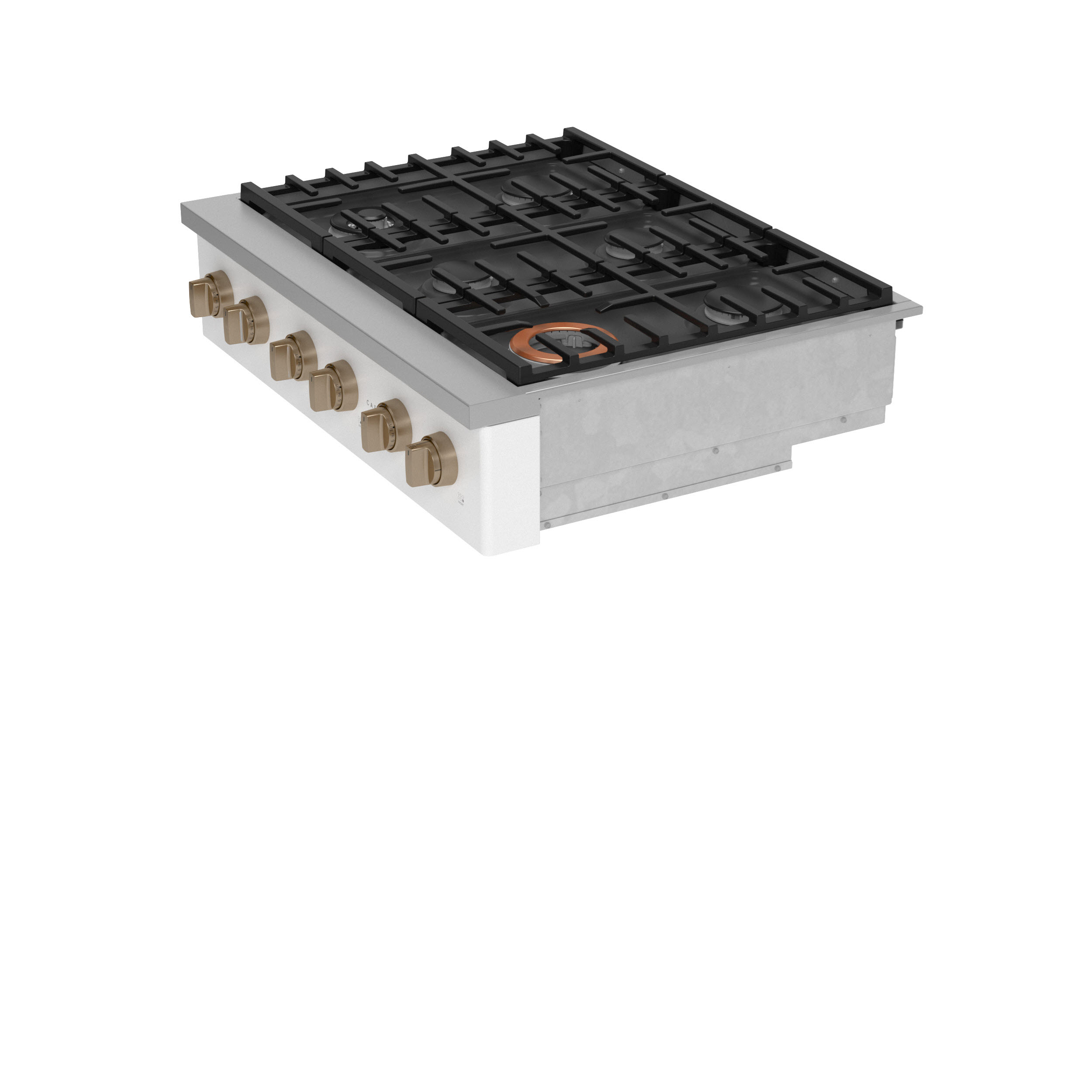 Cafe - CGU366P4TW2 - Café™ 36" Commercial-Style Gas Rangetop with 6 ...