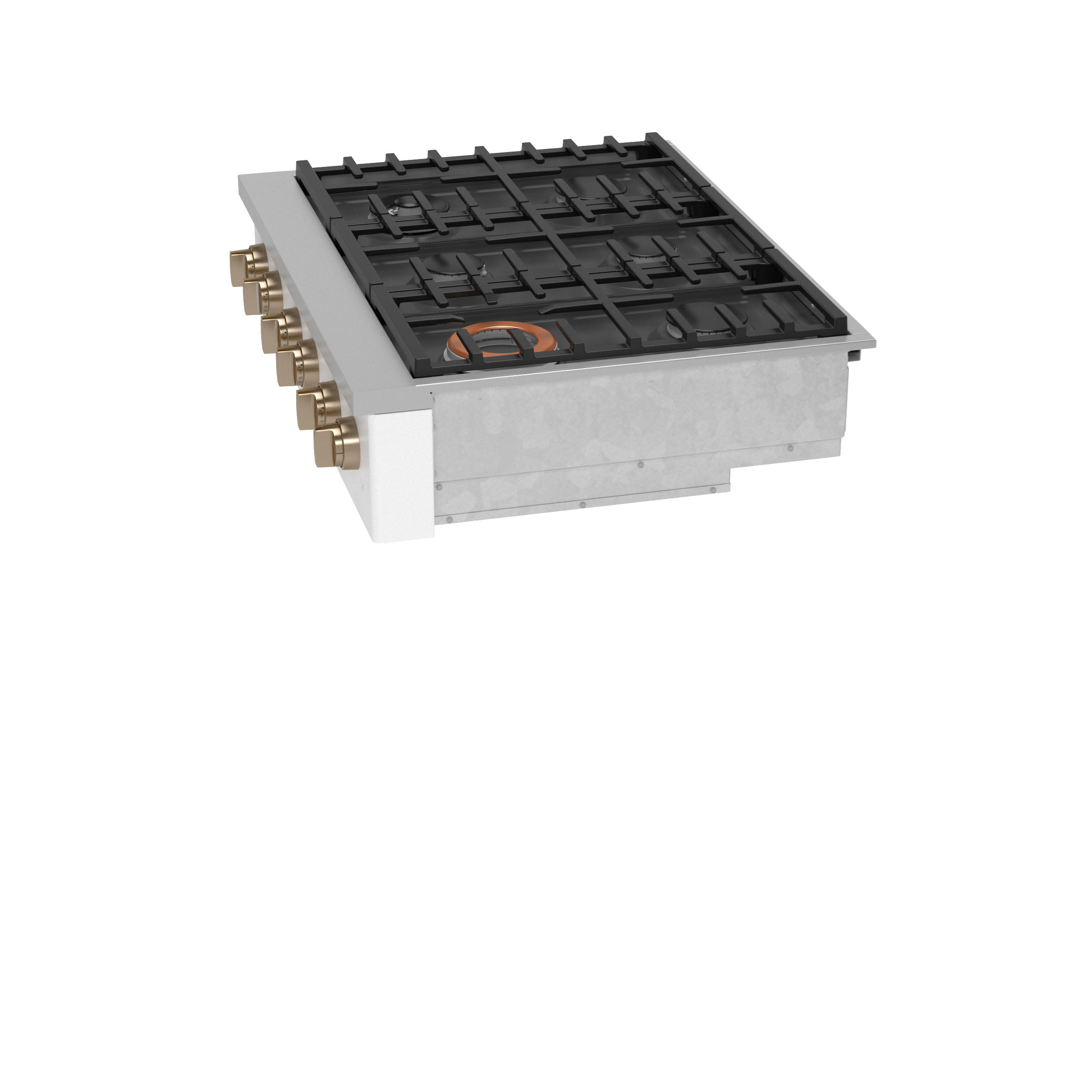 Cafe - CGU366P4TW2 - Café™ 36" Commercial-Style Gas Rangetop with 6 ...