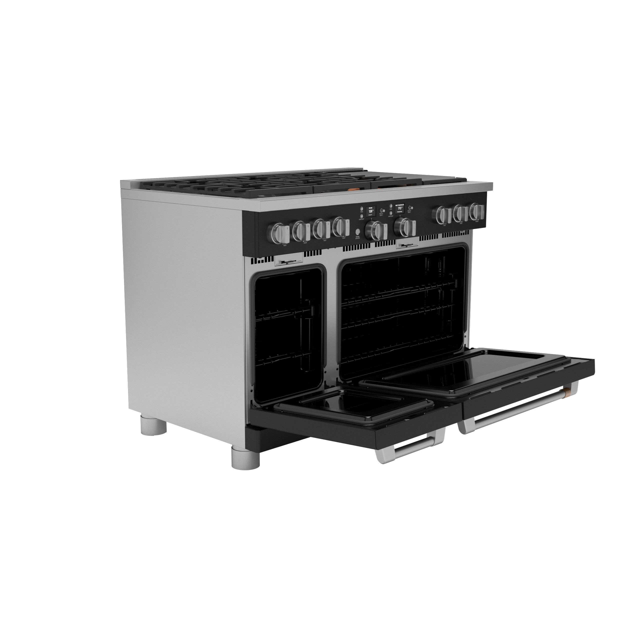 Cafe - C2Y486P3TD1 - Café™ 48" Smart Dual-Fuel Commercial-Style Range ...