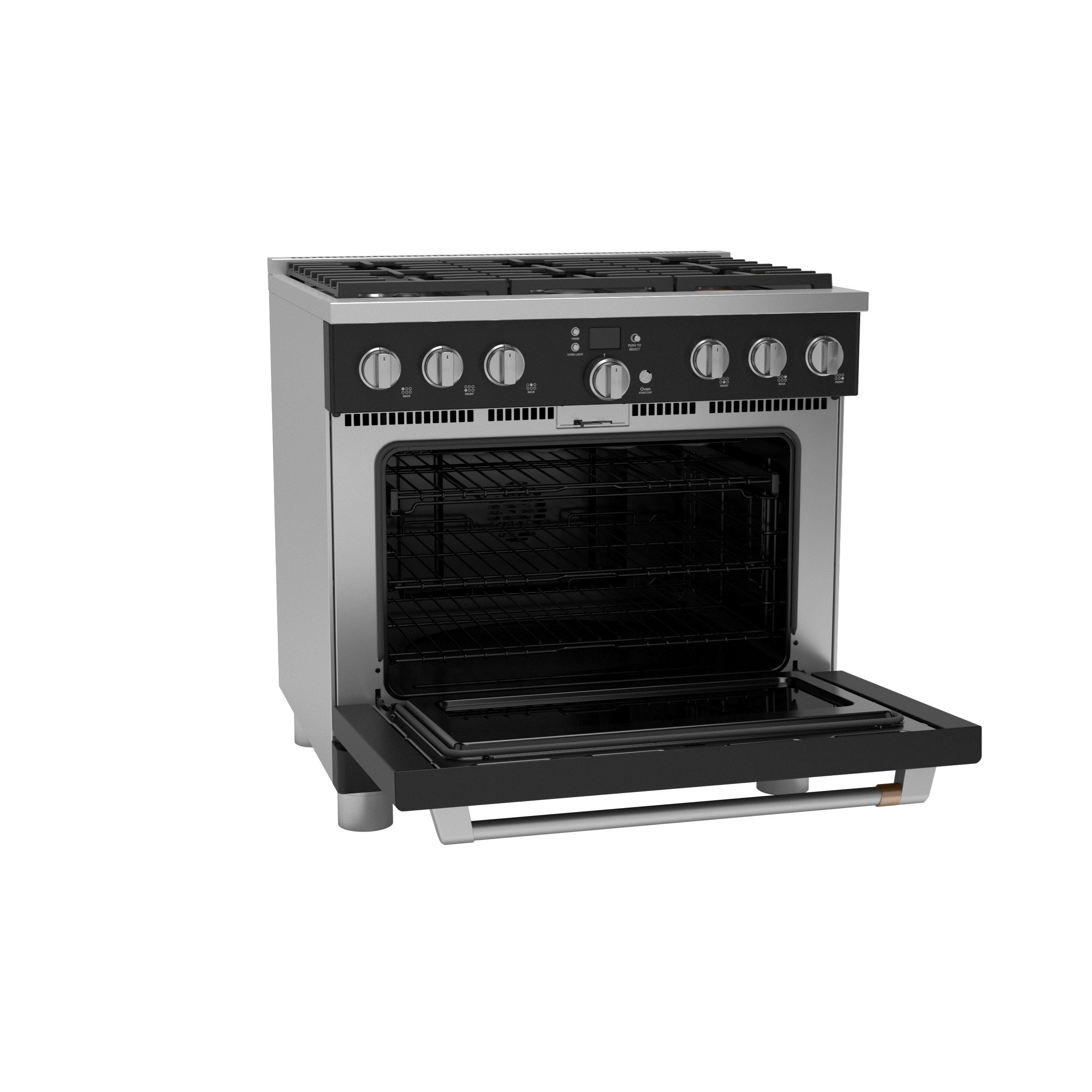 Cafe - C2Y366P3TD1 - Café™ 36" Smart Dual-Fuel Commercial-Style Range ...