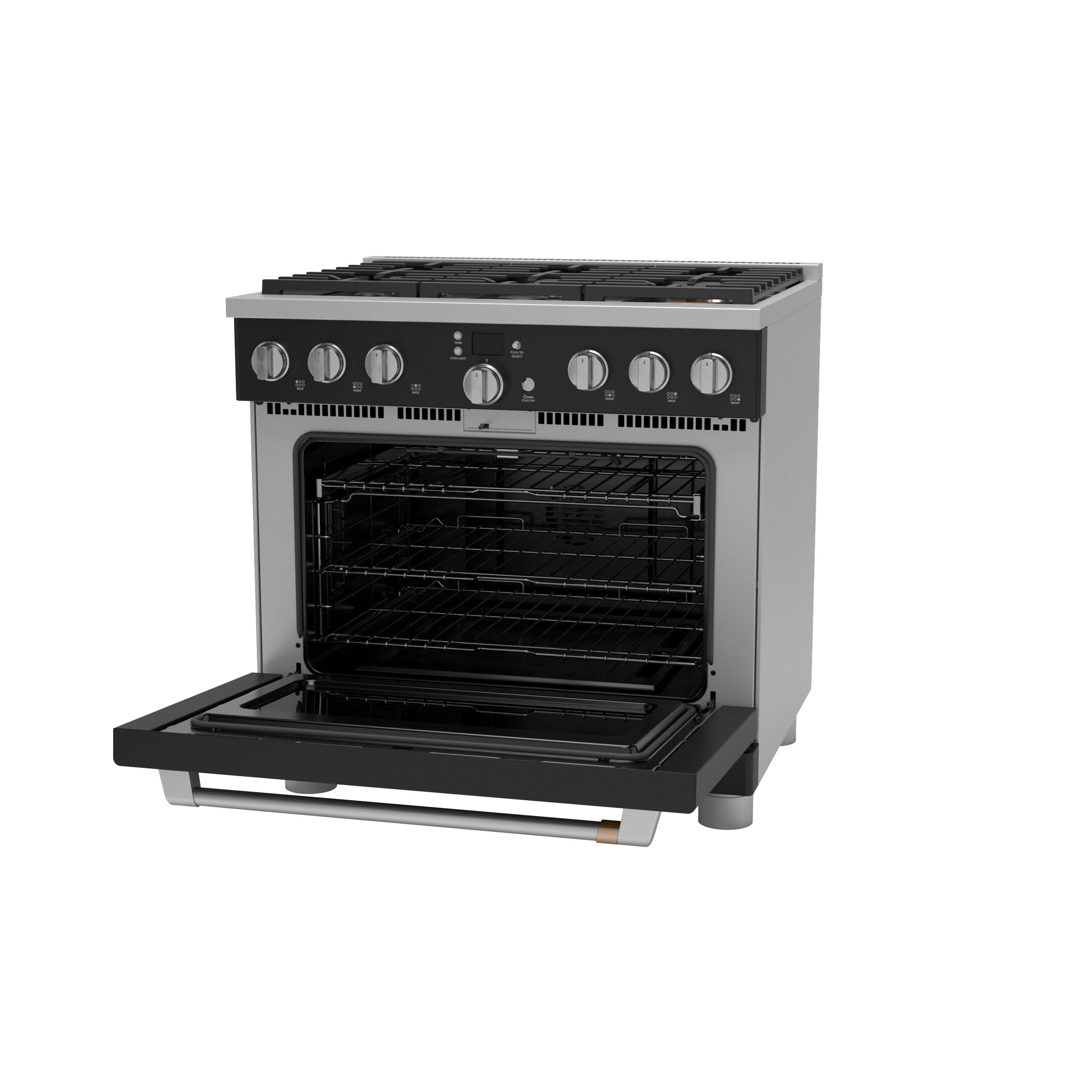 Cafe - CGY366P3TD1 - Café™ 36" Smart All-Gas Commercial-Style Range ...