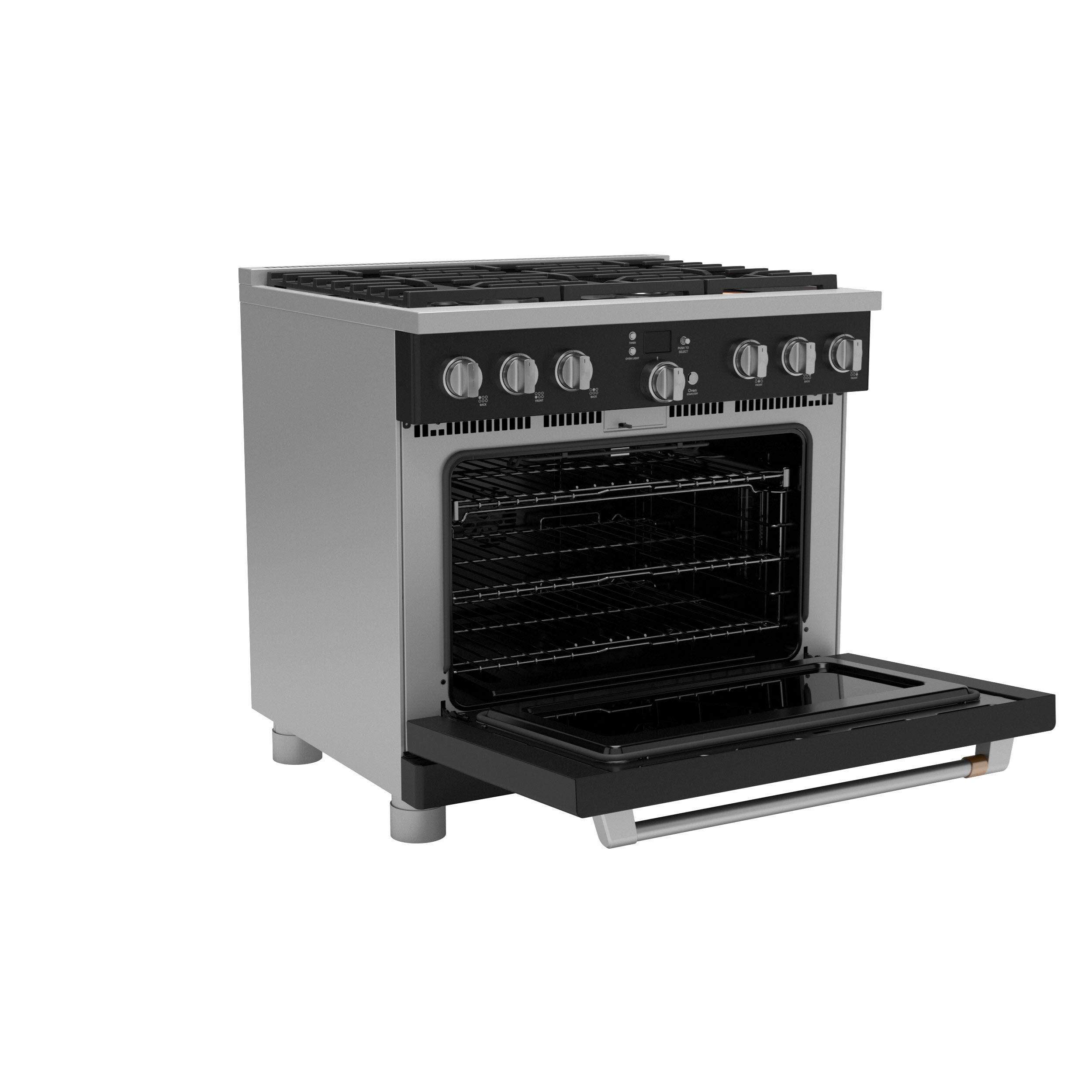 Cafe - CGY366P3TD1 - Café™ 36" Smart All-Gas Commercial-Style Range ...