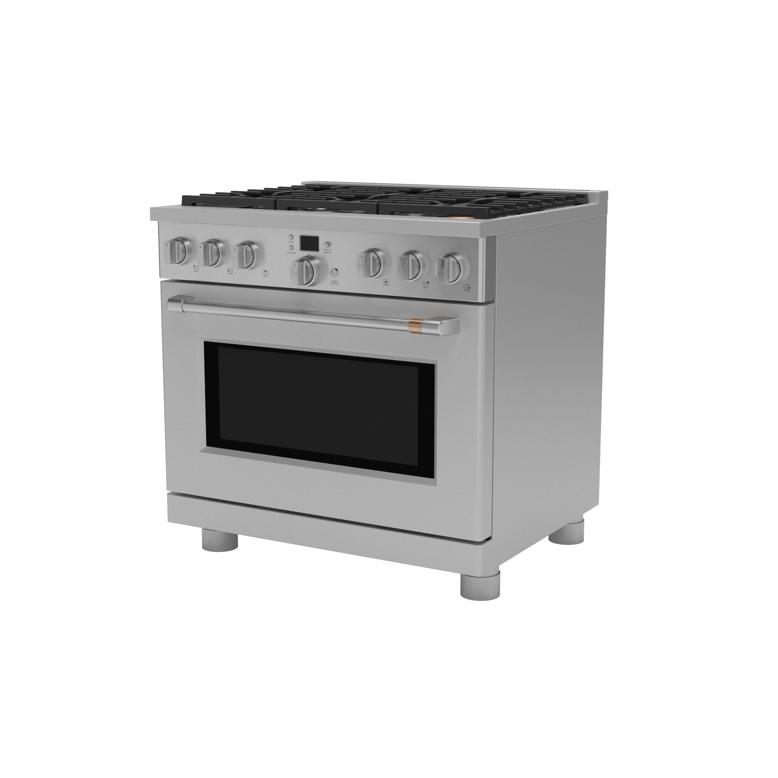 Cafe - CGY366P2TS1 - Café™ 36" Smart All-Gas Commercial-Style Range ...