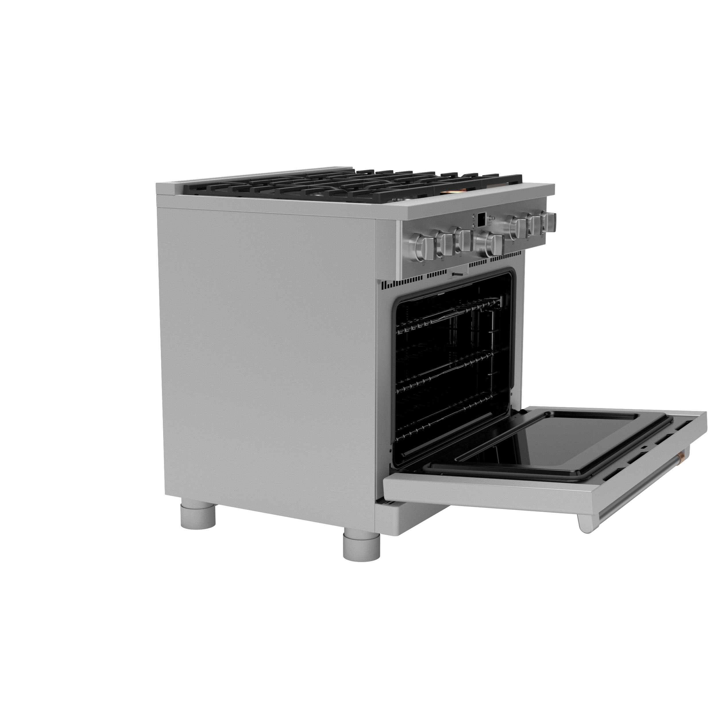Cafe - CGY366P2TS1 - Café™ 36" Smart All-Gas Commercial-Style Range ...