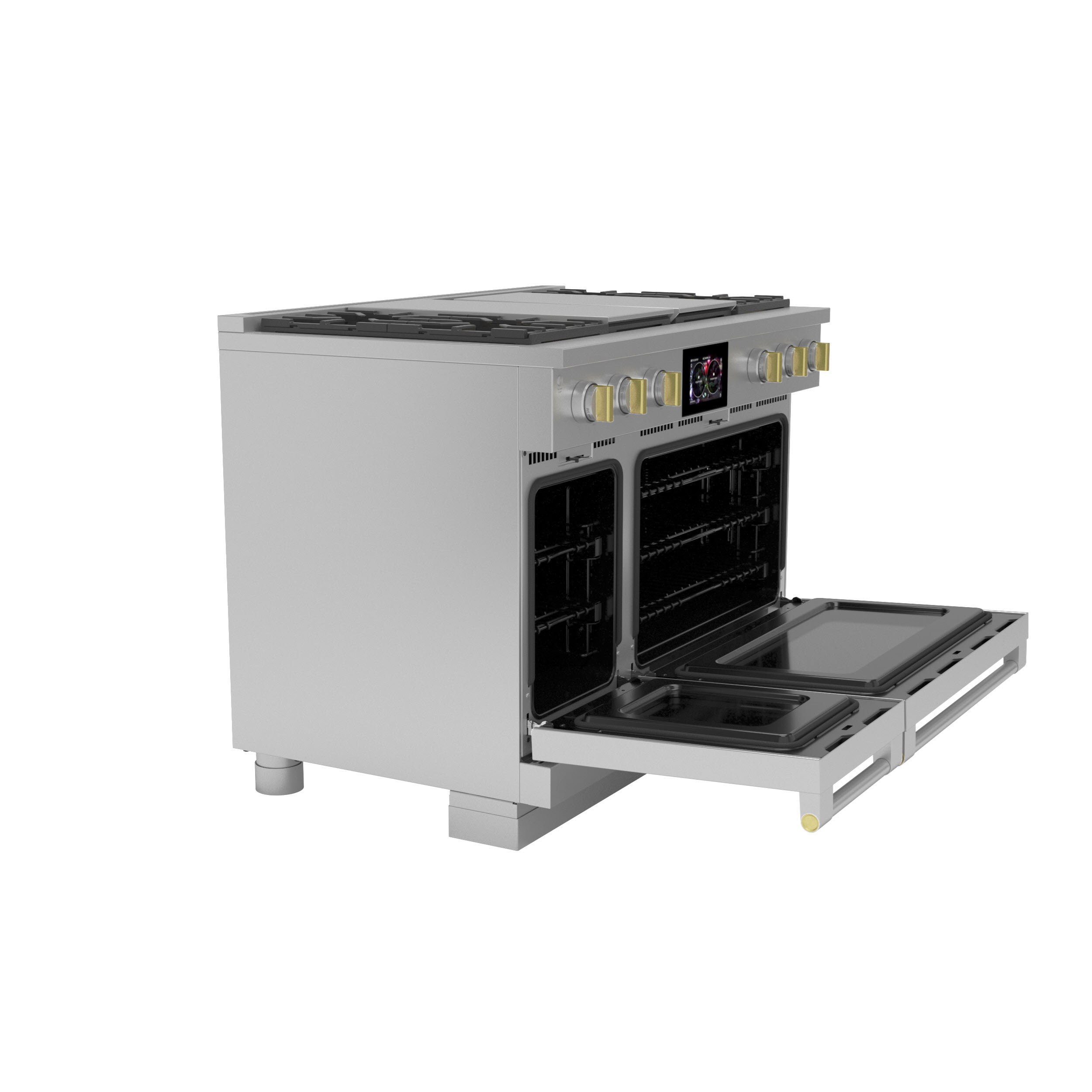 Monogram - ZDP484NGTSS - Monogram 48" Dual-Fuel Professional Range with ...