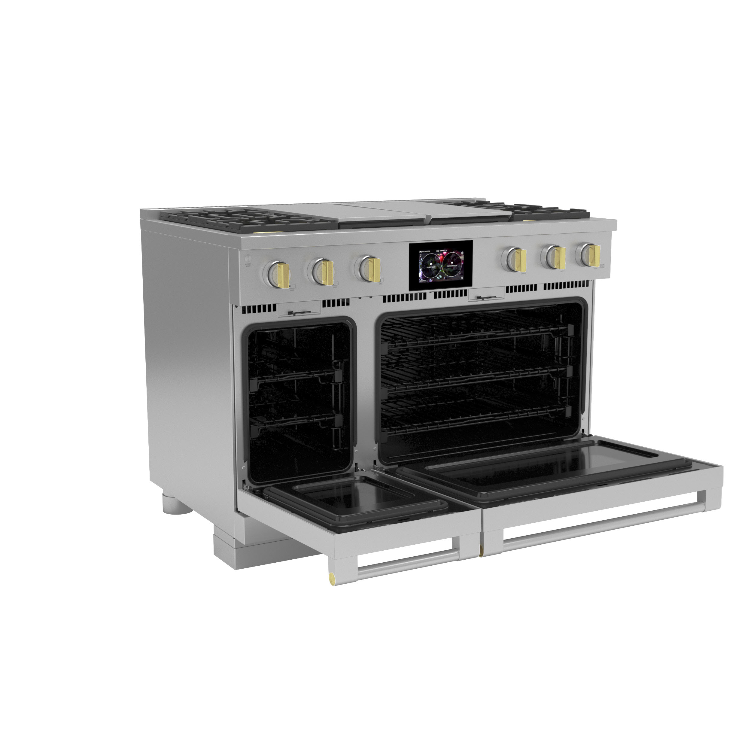 Monogram - ZDP484NGTSS - Monogram 48" Dual-Fuel Professional Range with ...