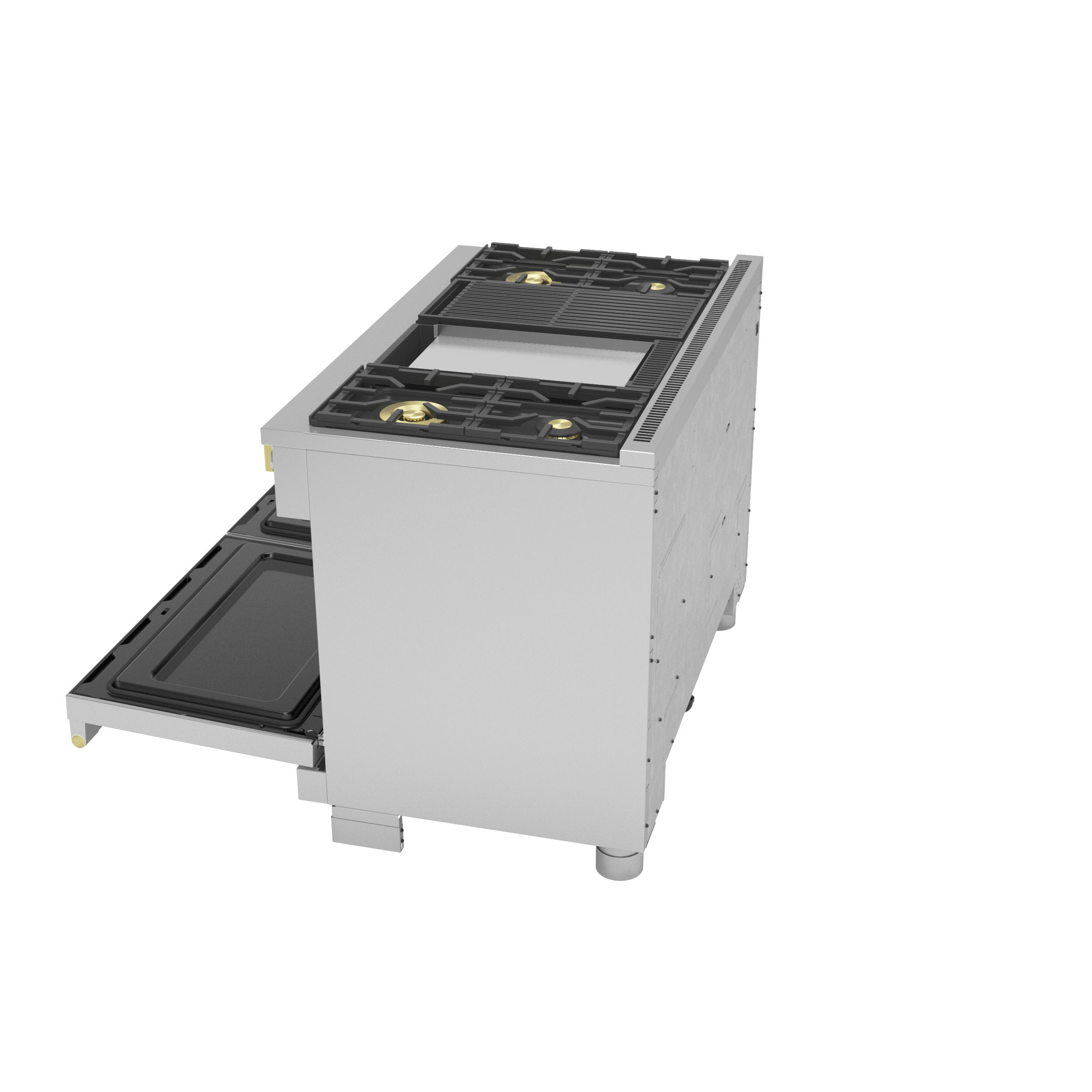 Monogram - ZDP484NGTSS - Monogram 48" Dual-Fuel Professional Range with ...