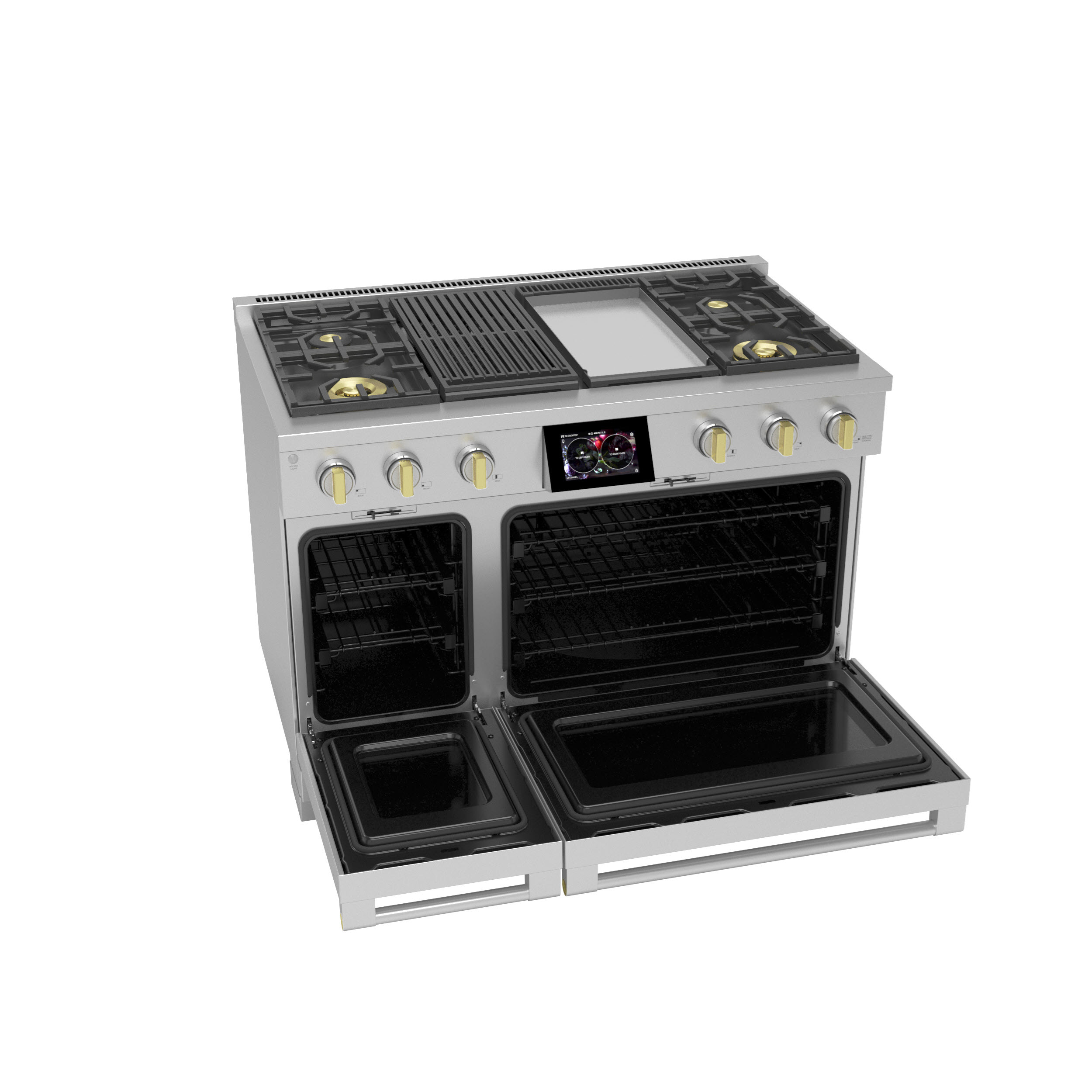 Monogram - ZDP484NGTSS - Monogram 48" Dual-Fuel Professional Range with ...