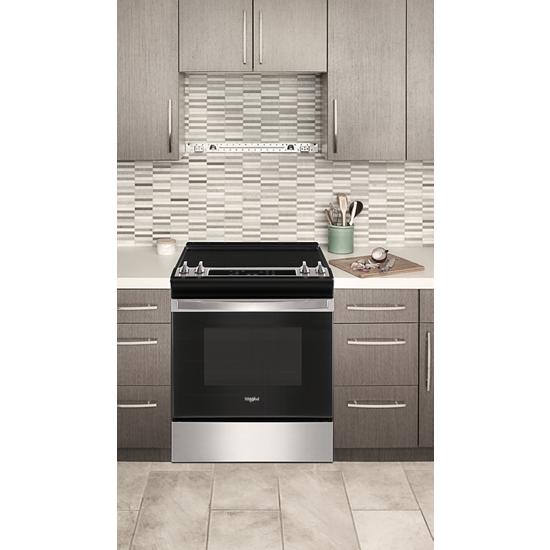 Whirlpool - WEE515S0LS - 4.8 Cu. Ft. Whirlpool® Electric Range with ...