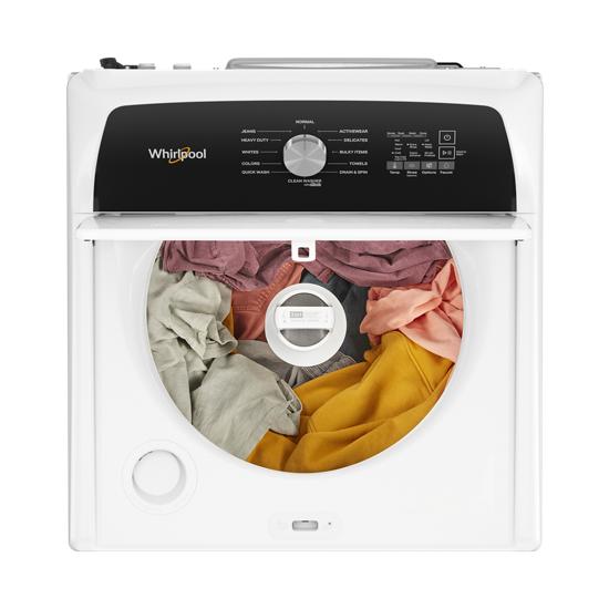 Whirlpool - WTW5015LW - 4.5 Cu. Ft. Top Load Agitator Washer with Built ...