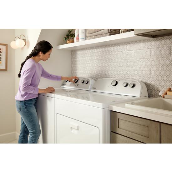 Whirlpool - WED4950HW - 7.0 cu. ft. Top Load Electric Dryer with ...