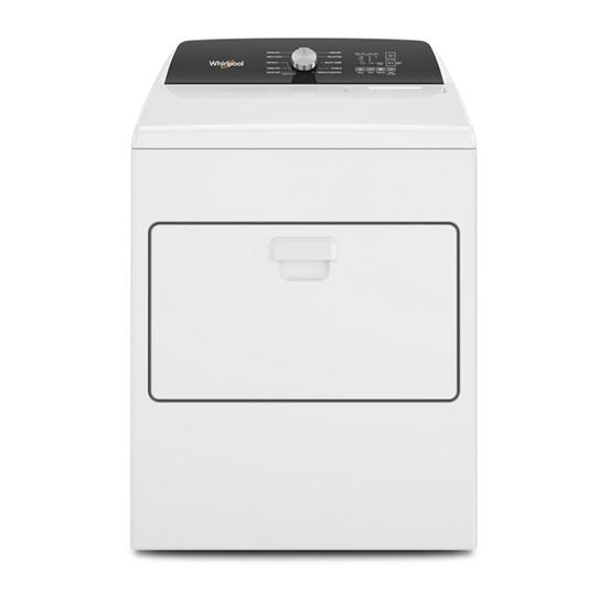 Whirlpool - WED5010LW - 7.0 Cu. Ft. Top Load Electric Moisture Sensing ...