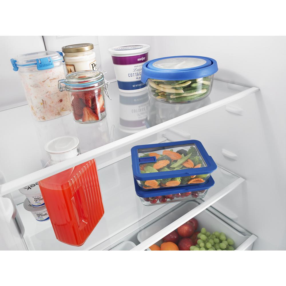 Amana - ART318FFDW - 30-inch Amana® Top-Freezer Refrigerator with Glass ...