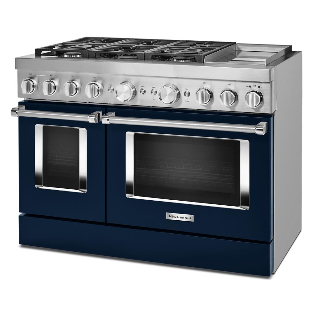 KitchenAid - KFDC558JIB - KitchenAid® 48'' Smart Commercial-Style Dual ...