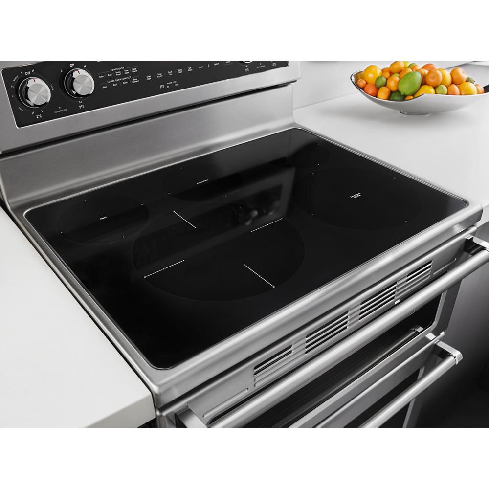 KitchenAid - KFED500ESS - 30-Inch 5 Burner Electric Double Oven ...
