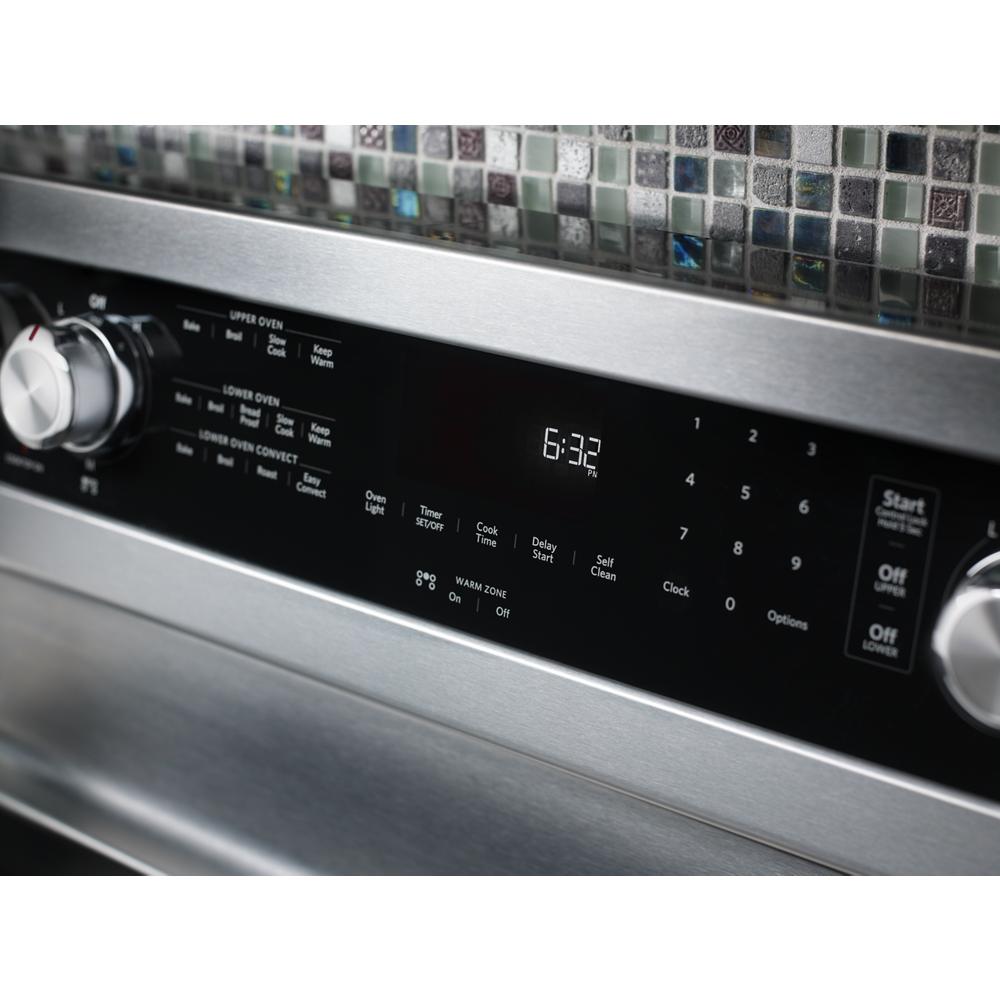 KitchenAid - KFED500ESS - 30-Inch 5 Burner Electric Double Oven ...