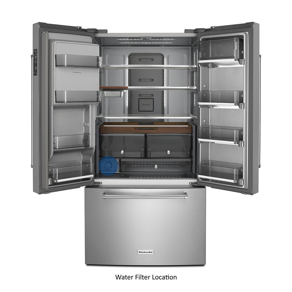 KitchenAid - KRFC704FPS - 23.8 cu. ft. 36" Counter-Depth French Door ...
