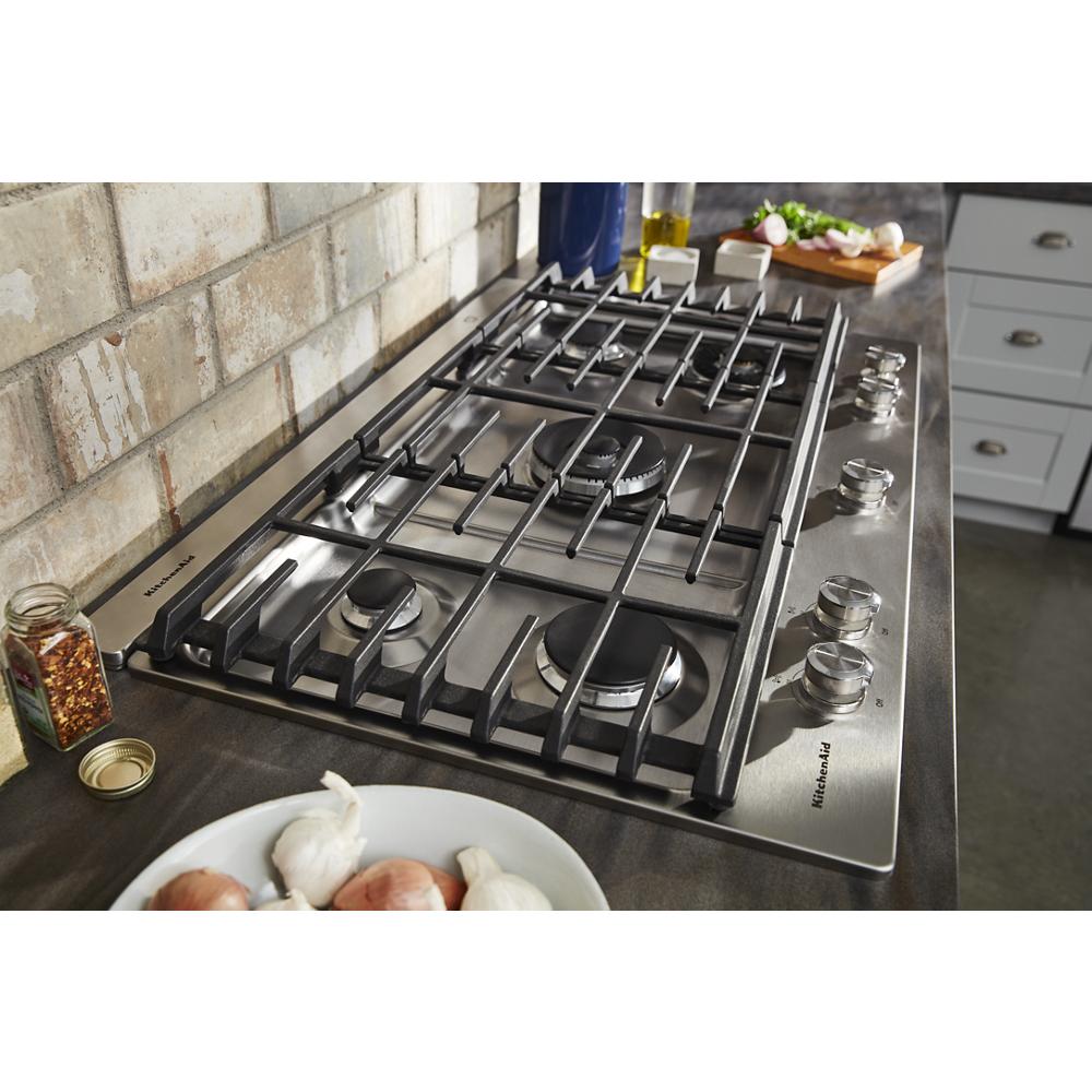 KitchenAid - KXD4636YSS - 36" Retractable Downdraft Ventilation System ...