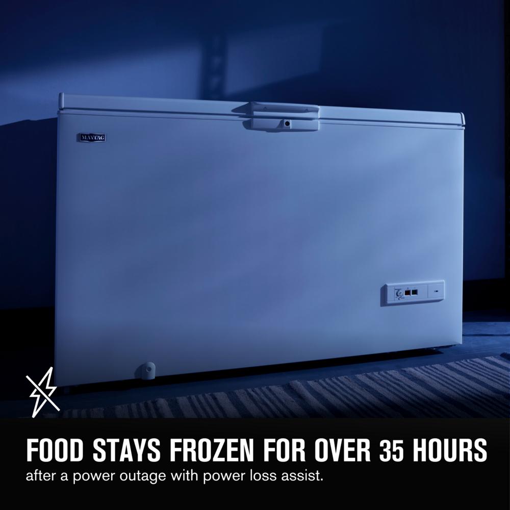 Maytag - MZC5216LW - Garage Ready in Freezer Mode Chest Freezer with ...