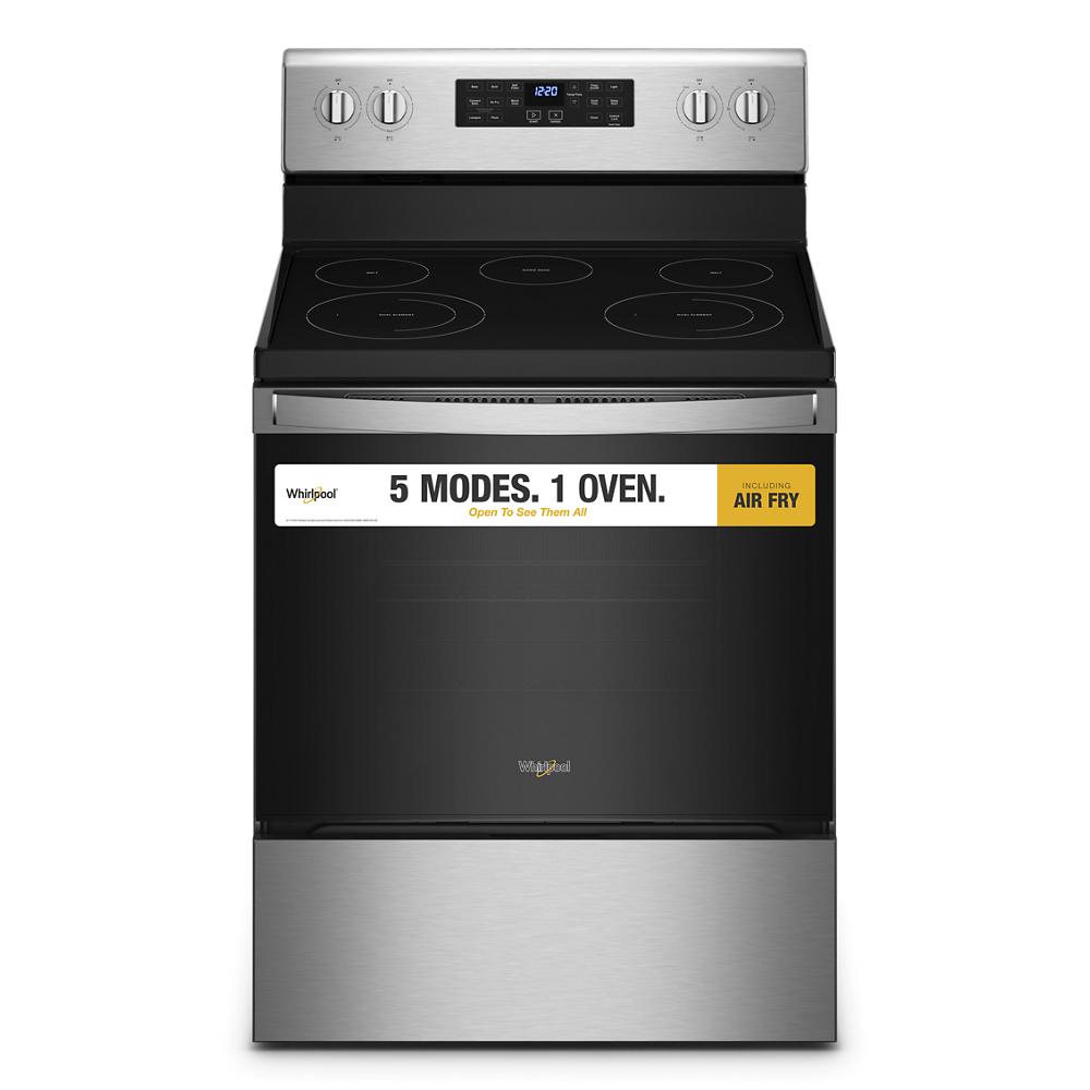 Whirlpool - WFE535S0LS - 5.3 Cu. Ft. Whirlpool® Electric 5-in-1 Air Fry ...