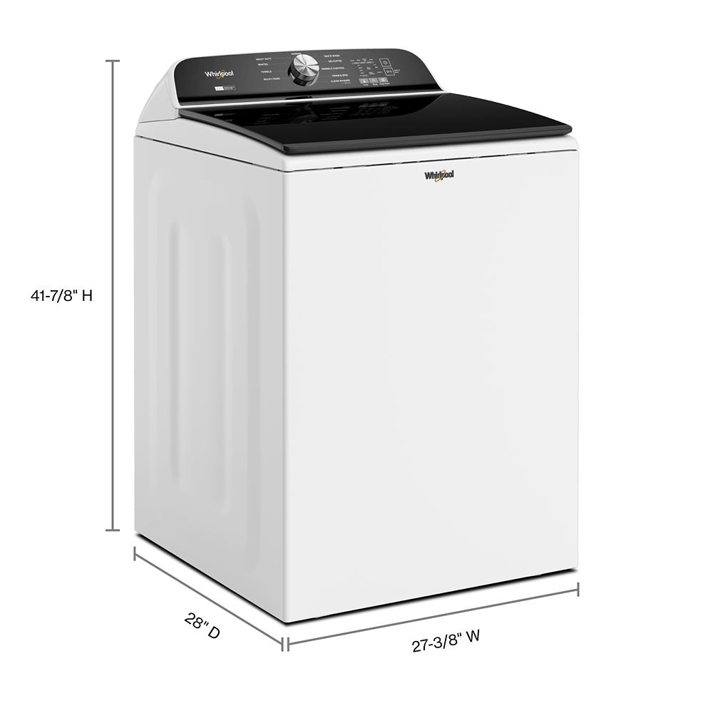 Whirlpool - WTW6157PW - 5.2–5.3 Cu. Ft. Whirlpool® Top Load Washer with ...