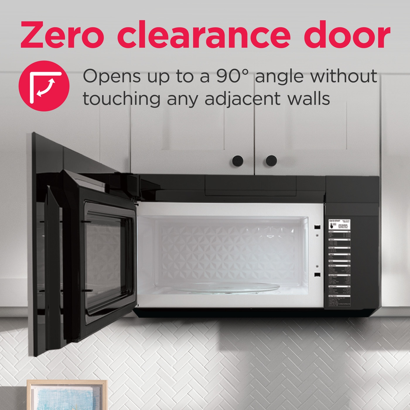 Frigidaire Gallery - GMOS1964AF - 1.9 Cu. Ft. Over-The-Range Microwave ...