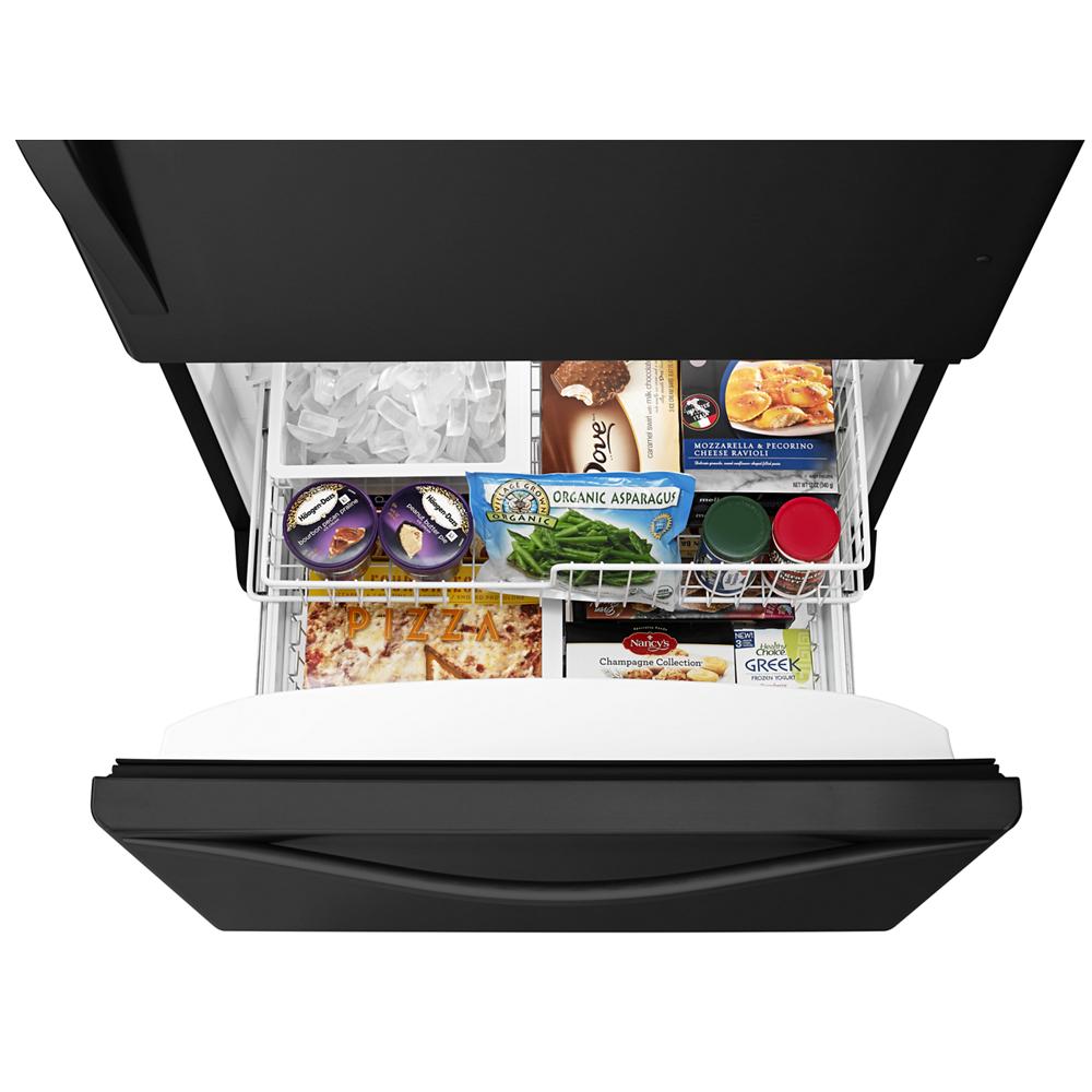 Whirlpool - WRB322DMBB - 33-inches wide Bottom-Freezer Refrigerator ...