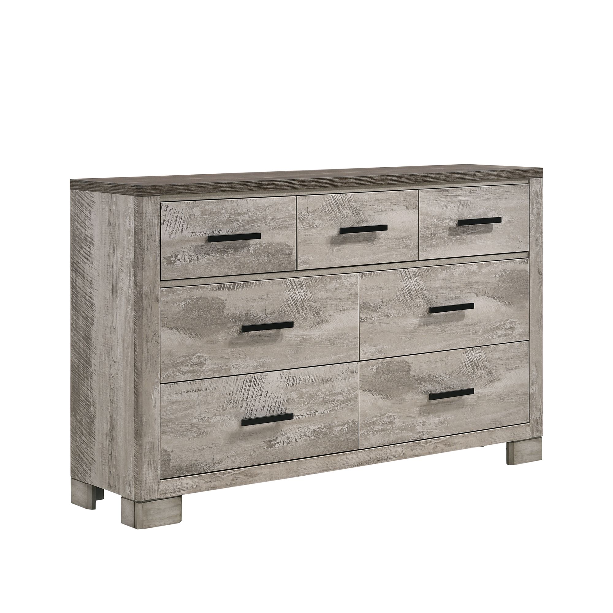 Elements MC300DR Millers Cove Dresser Two Tone Grey MC300DR Lefort Appliances Furniture