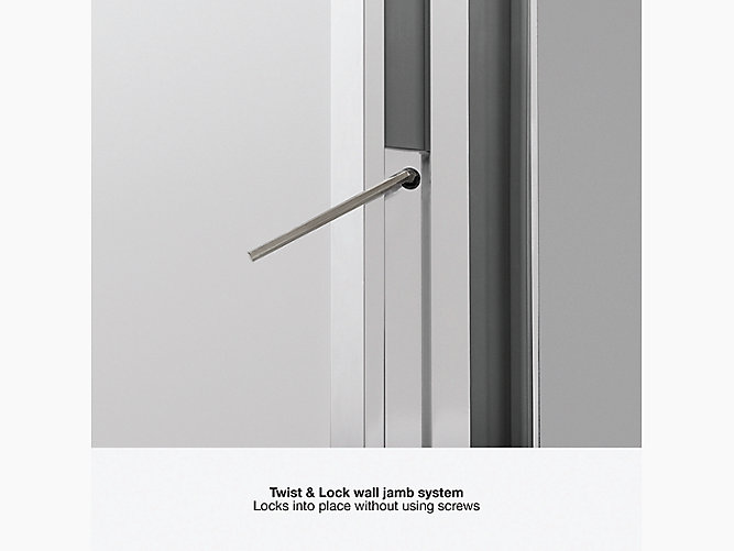 Kohler - K-706139-L-SHP - Aerie® pivot shower door, 74-4/5"H x 30"W ...