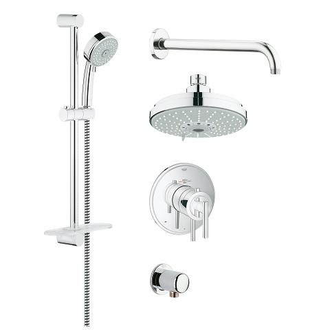 Grohe - 35056000 - GrohFlex Shower Set Thermostat valve-35056000 ...