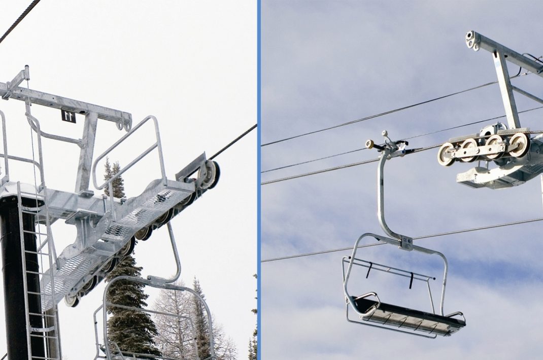 Canyon Ski Resort - Lift Poles | American Galvanizers Association