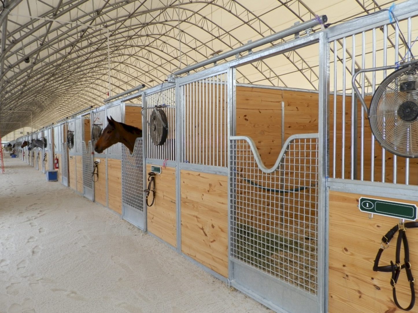 Gulfstream Park Horse Stalls | American Galvanizers Association