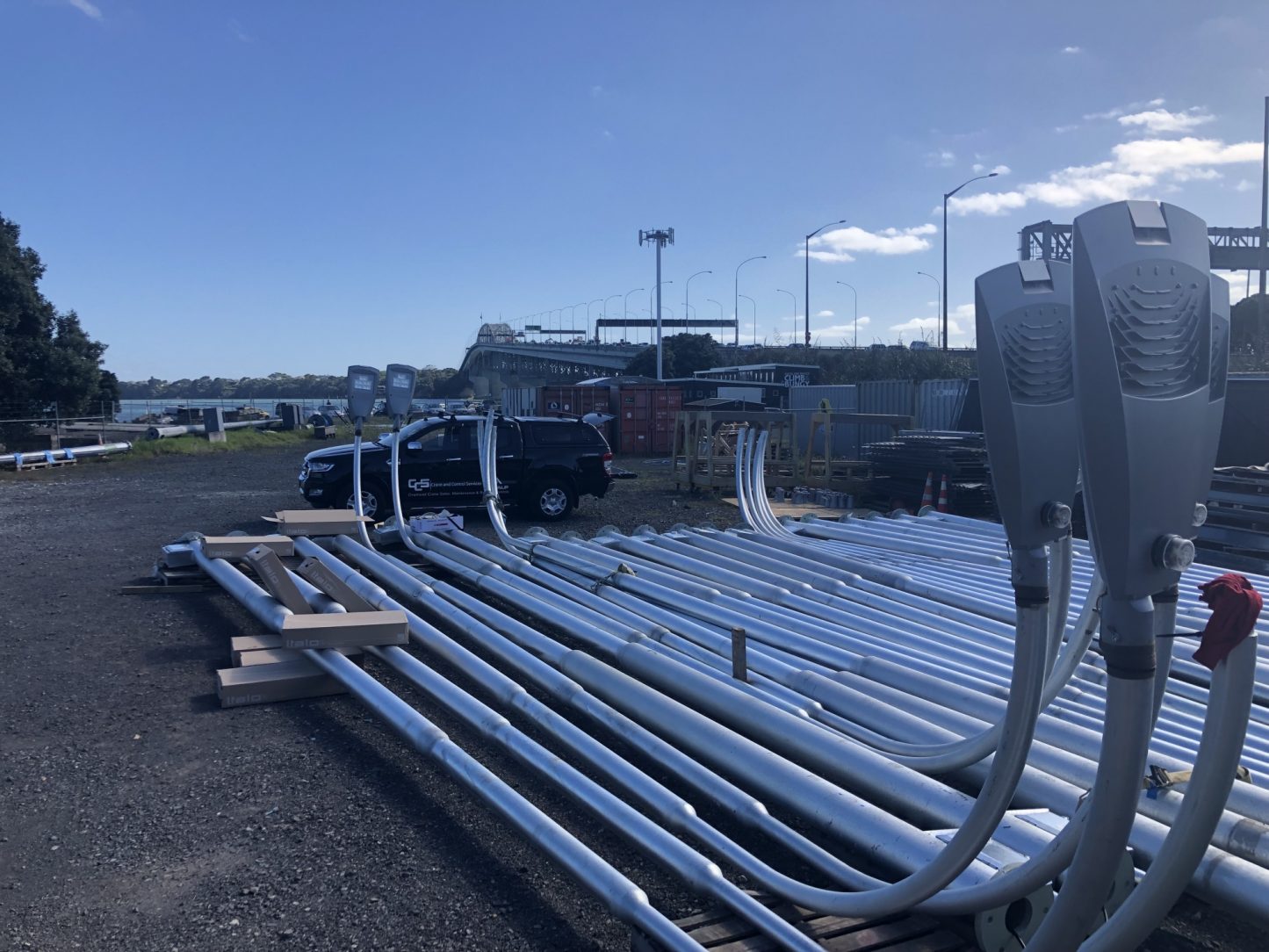 Auckland Harbour Bridge Light Poles | American Galvanizers Association