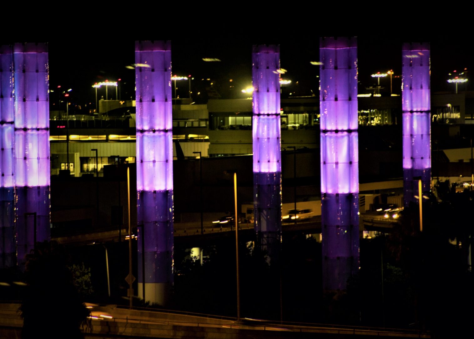 LAX Gateway Kinetic Light Pylons | American Galvanizers Association