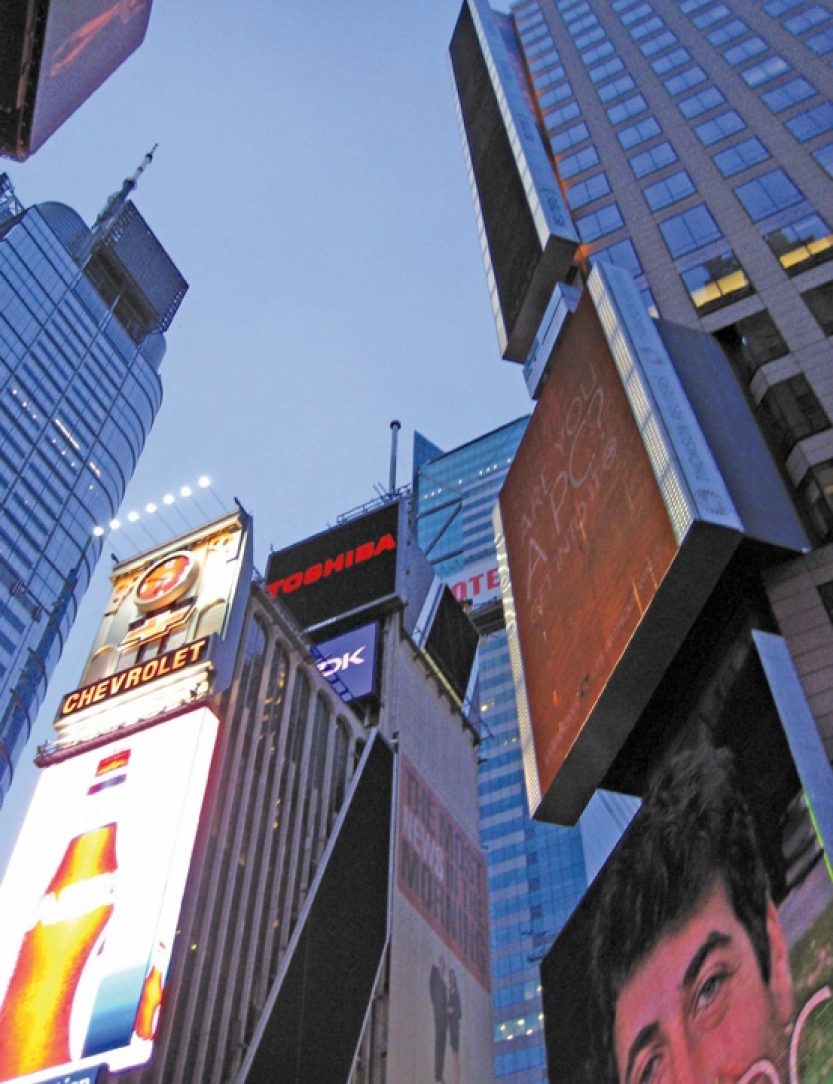 One Time Square Roof Mast | American Galvanizers Association