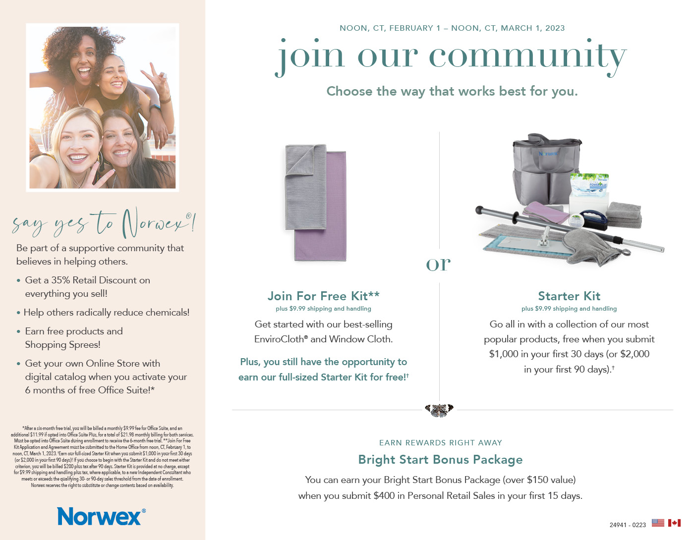 Nina's February 2023 Norwex Monthly Specials