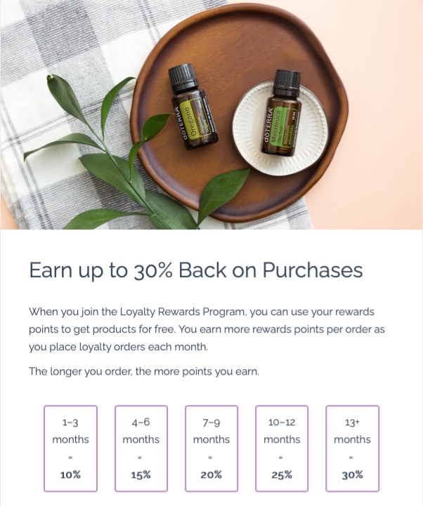 doTERRA's Customer Reward Program