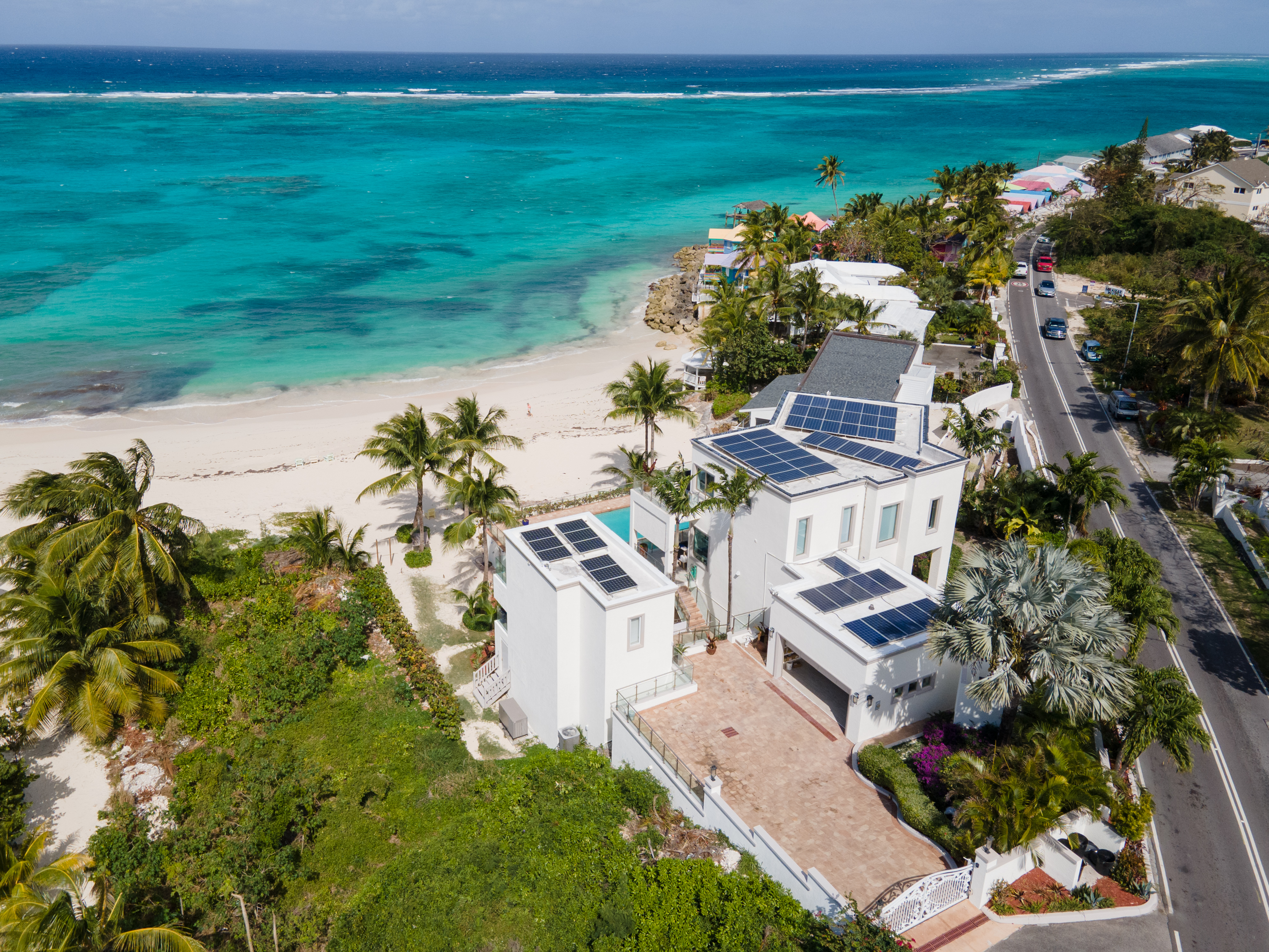 Contemporary Bahamas Villa Sits Right On The White Sand Beach | Forbes ...