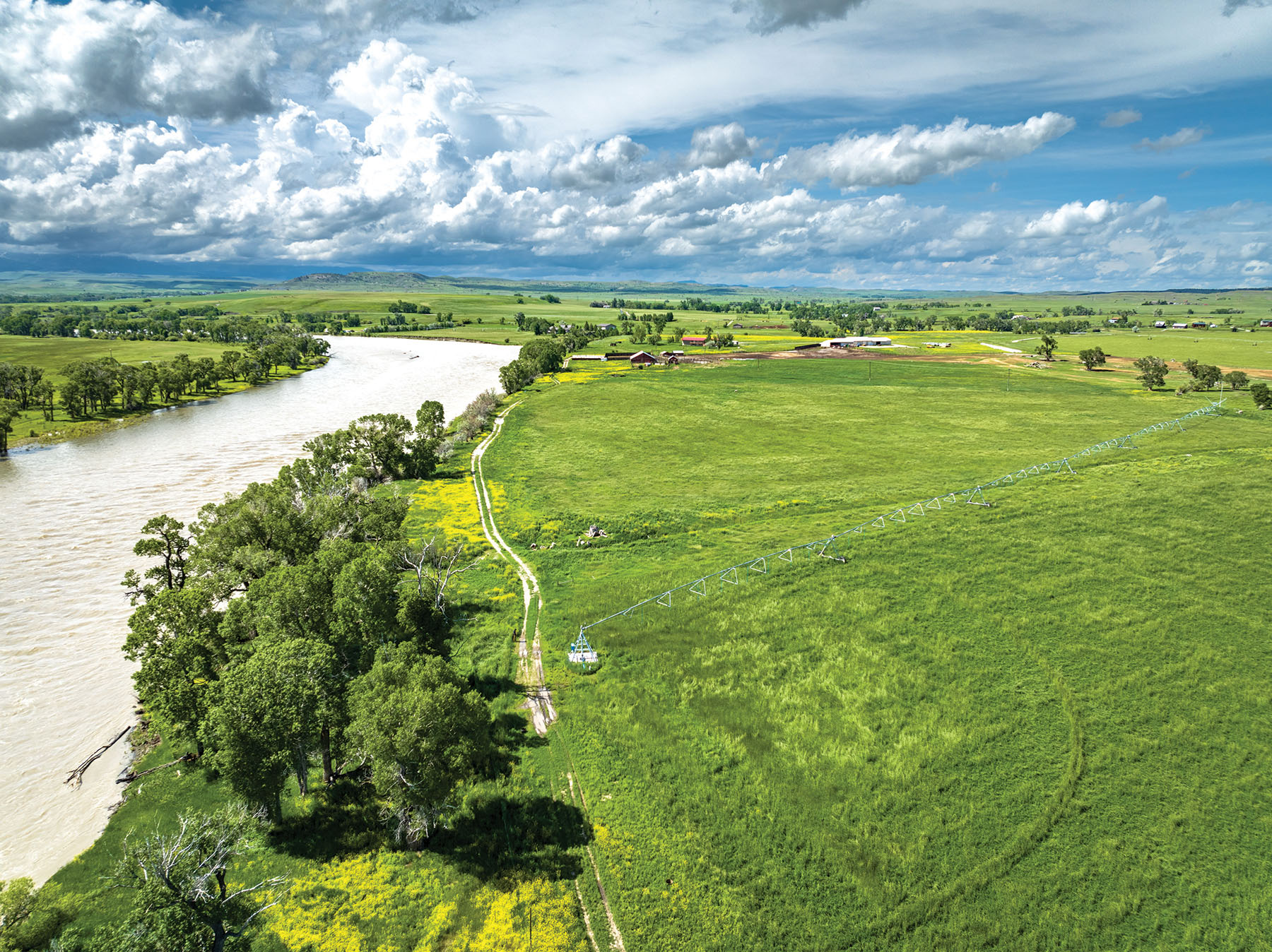 Sweet Grass Farm on the Yellowstone - Sold - Montana - Hall and Hall