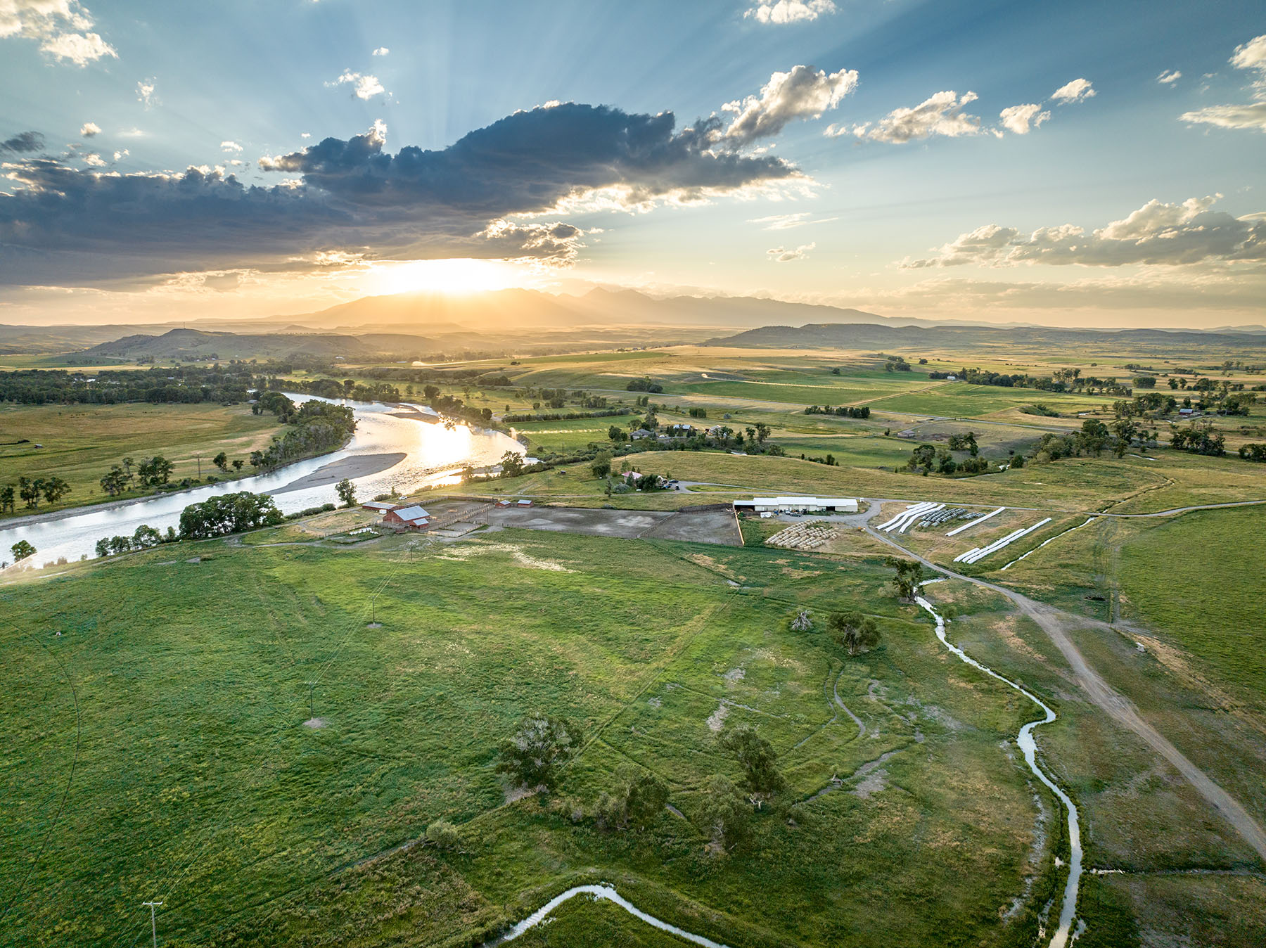 Sweet Grass Farm on the Yellowstone - Sold - Montana - Hall and Hall