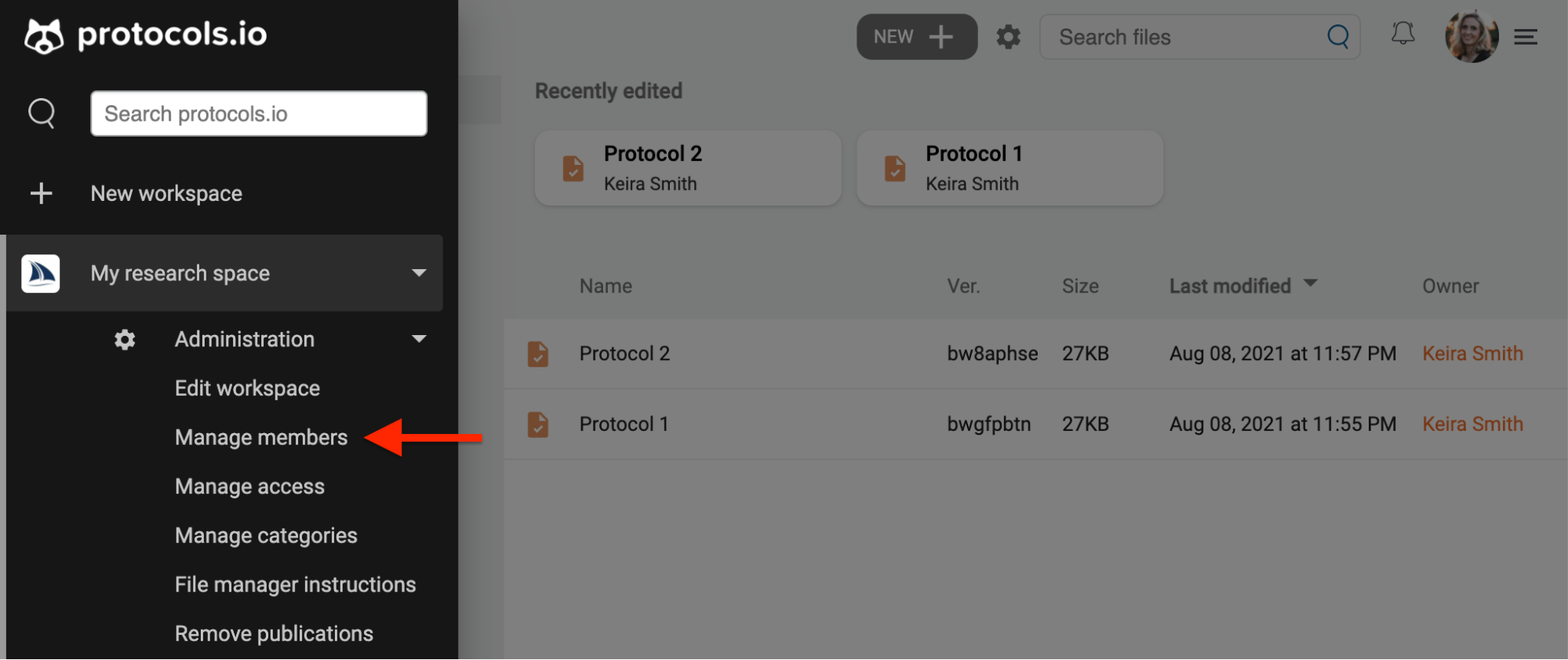 Invite members to your workspace