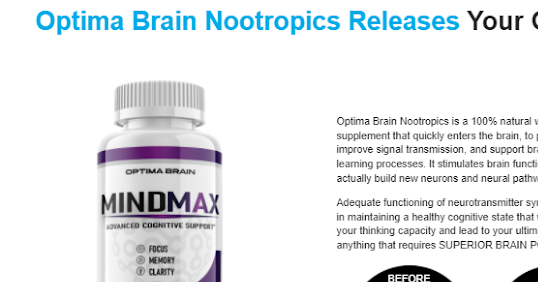 Optima Brain Mind Max:- Reviews 2022, Ingredients, Price, Benefits ...