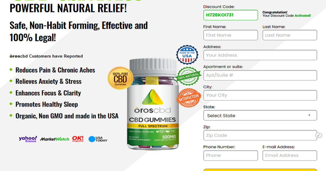 Oros CBD Gummies Reviews (Scam or Legit) - Does Oros CBD Gummies Work?