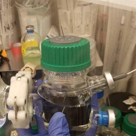 Methangen H-cell set up