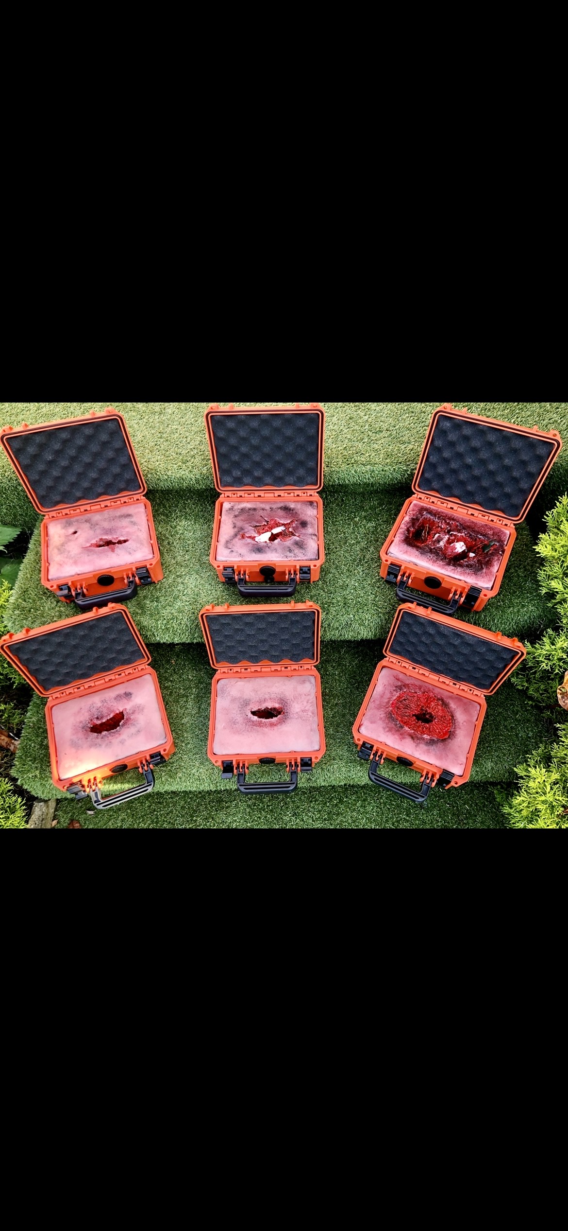 Bleed in a box with single wound and bleed tube (single box ...