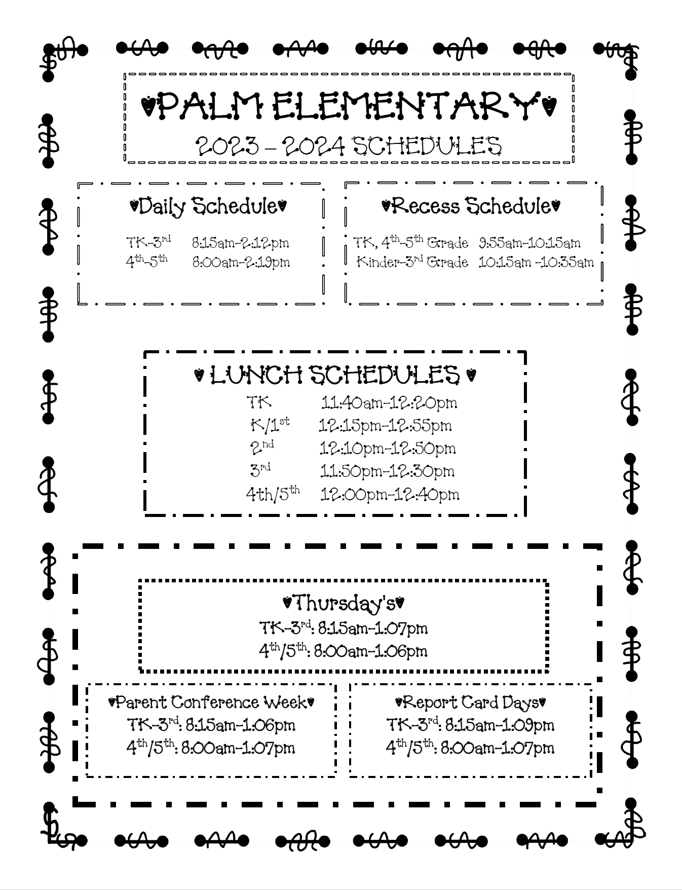 Principal's Message - Palm Elementary
